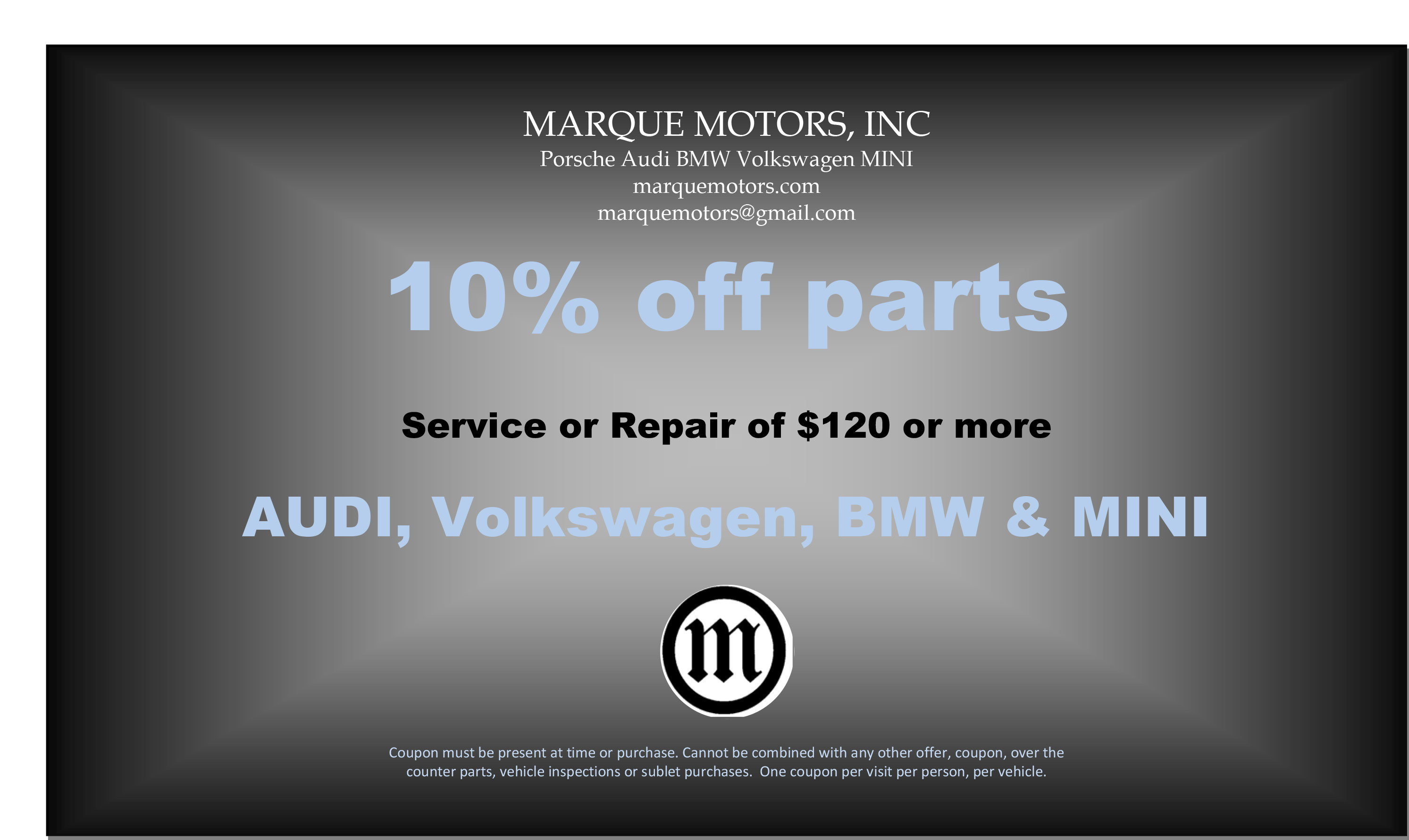 Auto Repair, Portland OR | Marque Motors